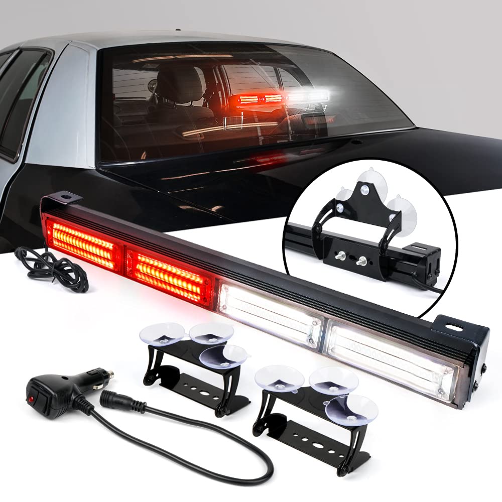 Snapklik.com : Xprite 18" COB LED Traffic Advisor Strobe Lights Bar 21 ...