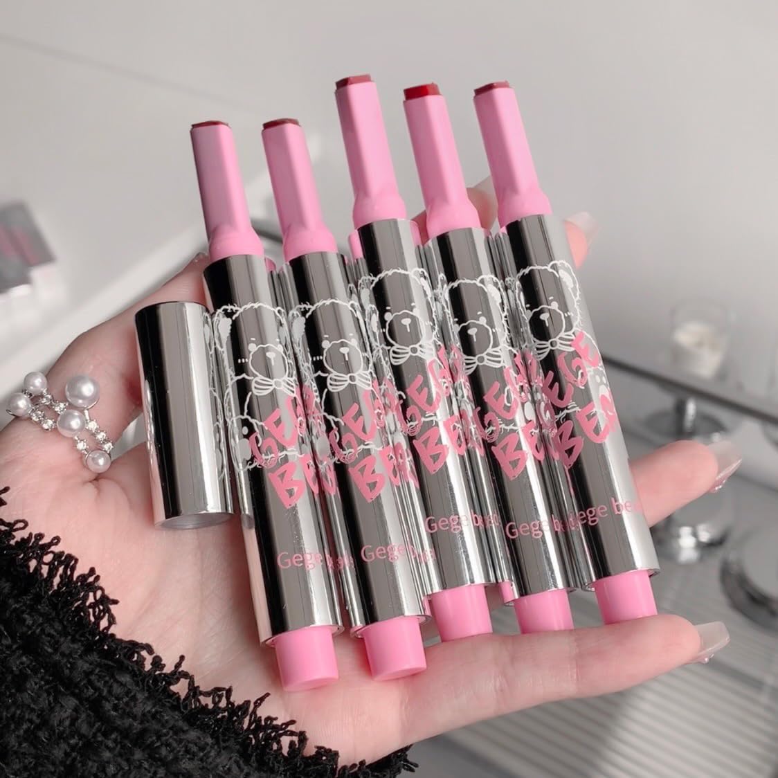 Buy Gege Bear Crystal Frozen Lipsticks for Women – Transparent ...