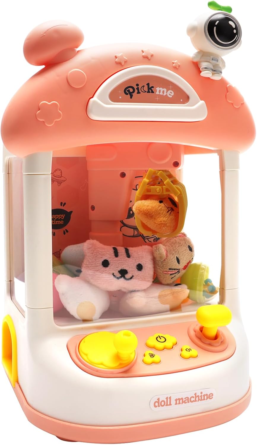 Amazon.com: Zhaoyao Mini Claw Machine for Kids, Mini Vending Machine ...