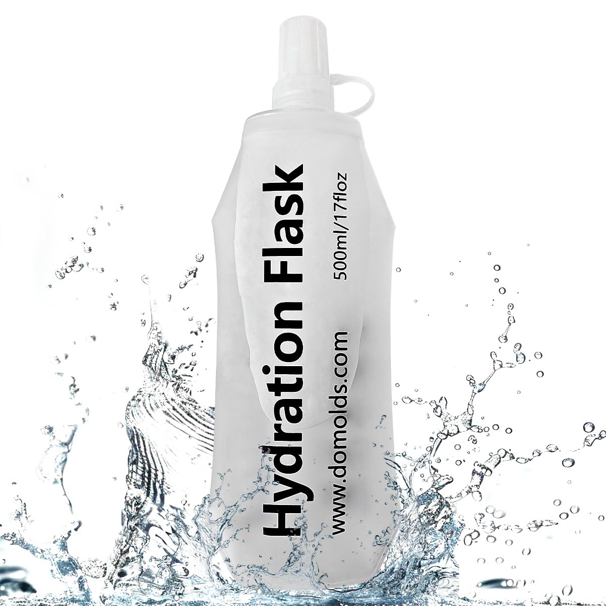 Amazon.com: TXSN 500ML Soft Flask, Running Water Bottle Foldable TPU Hydration Flask for Running ...