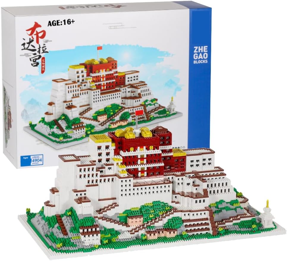 Amazon.com: MARM Architecture Potala Palace Micro Building Blocks Sets ...