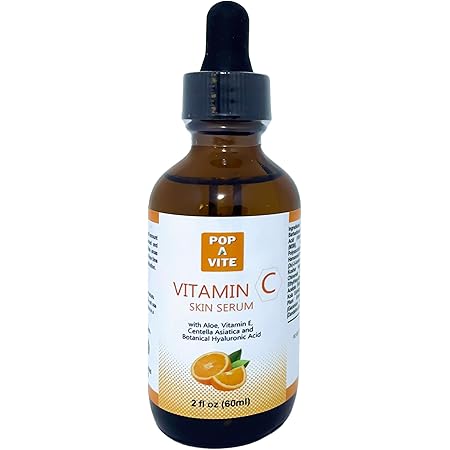 Amazon.com: Pop A Vite Vitamin C Serum for Face and Skin with Aloe ...