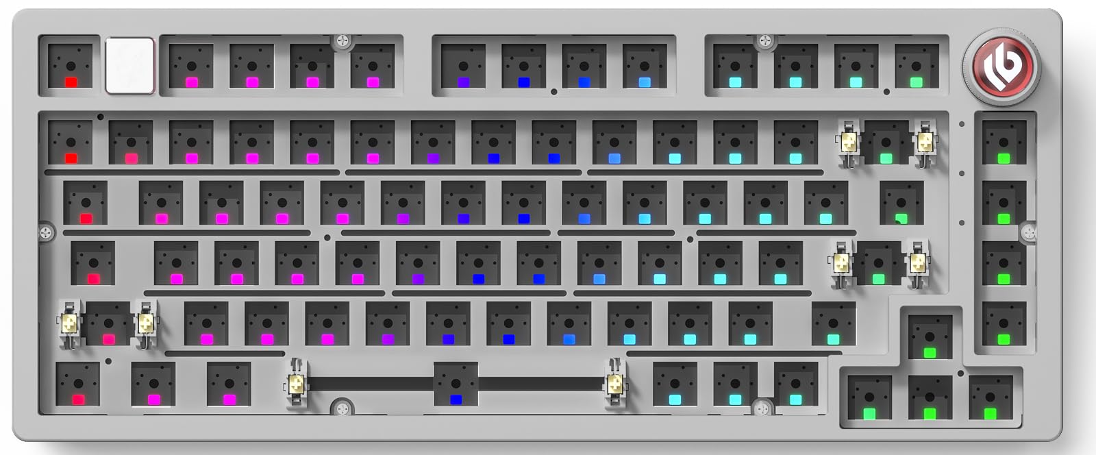 Snapklik.com : Hi75 Mechanical Keyboard Kit, Aluminum Alloy Keyboard ...