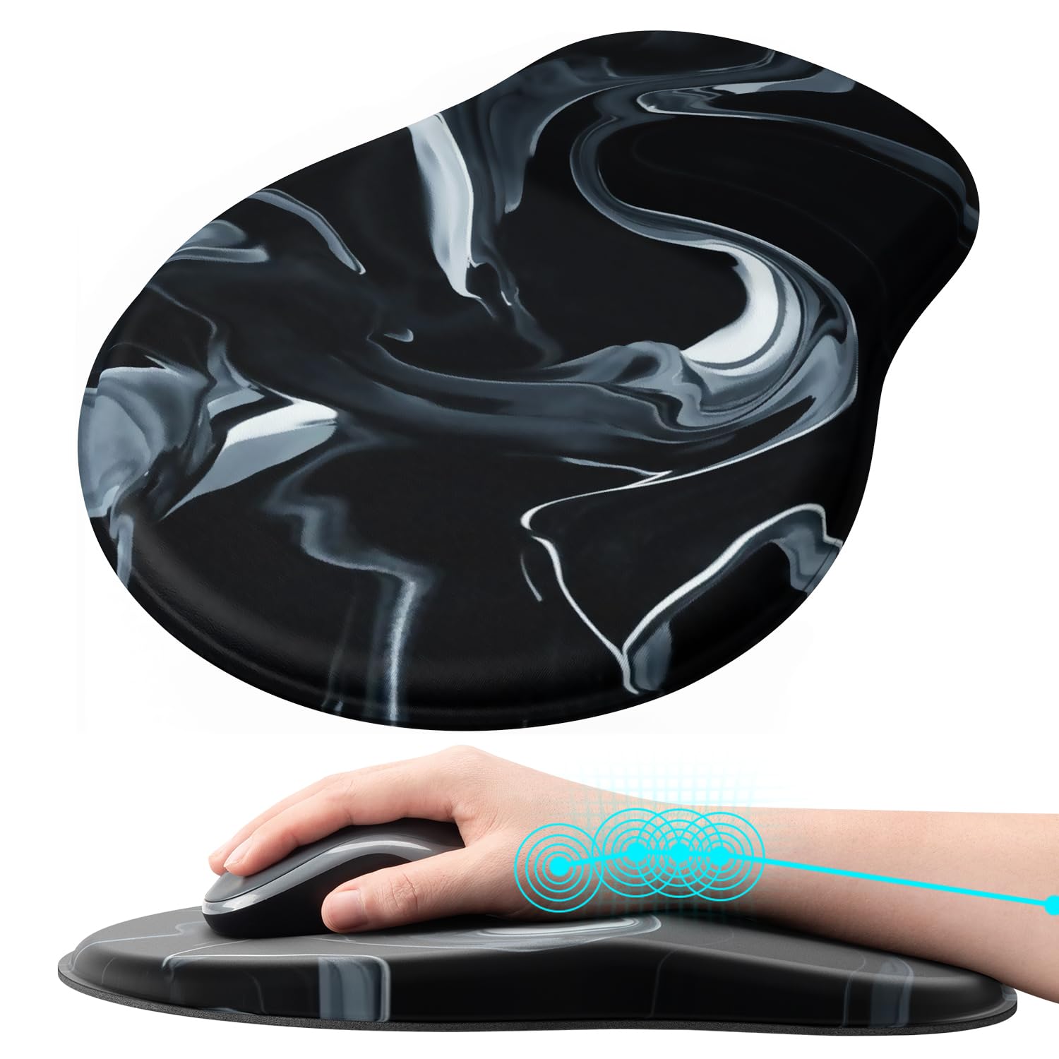 Amazon.com: MOLMO Mouse Pad Wrist Support, Ergonomic Mouse Pad with ...