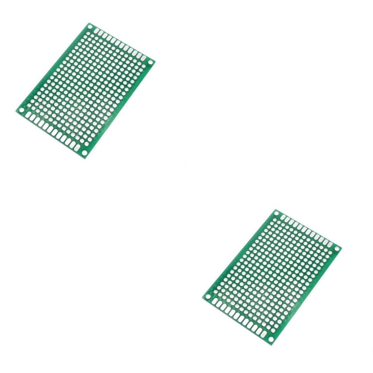 (2 pc) Pro3D 4 x 6 cm Double-Side Universal PCB Prototype Board ...