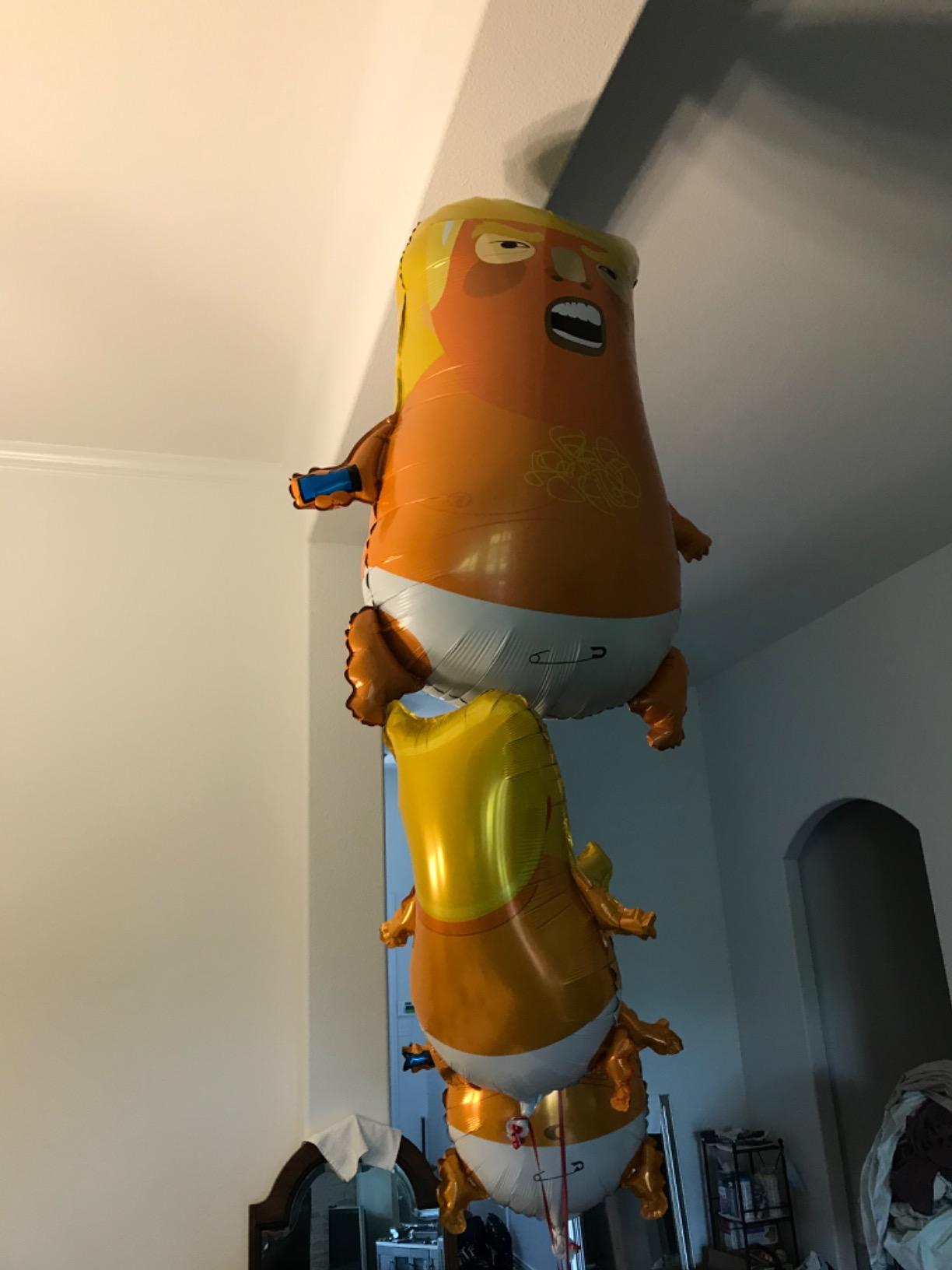 Amazon.com: SummitLink Pack of 10 Baby Trump Cartoon Style Balloons PE ...