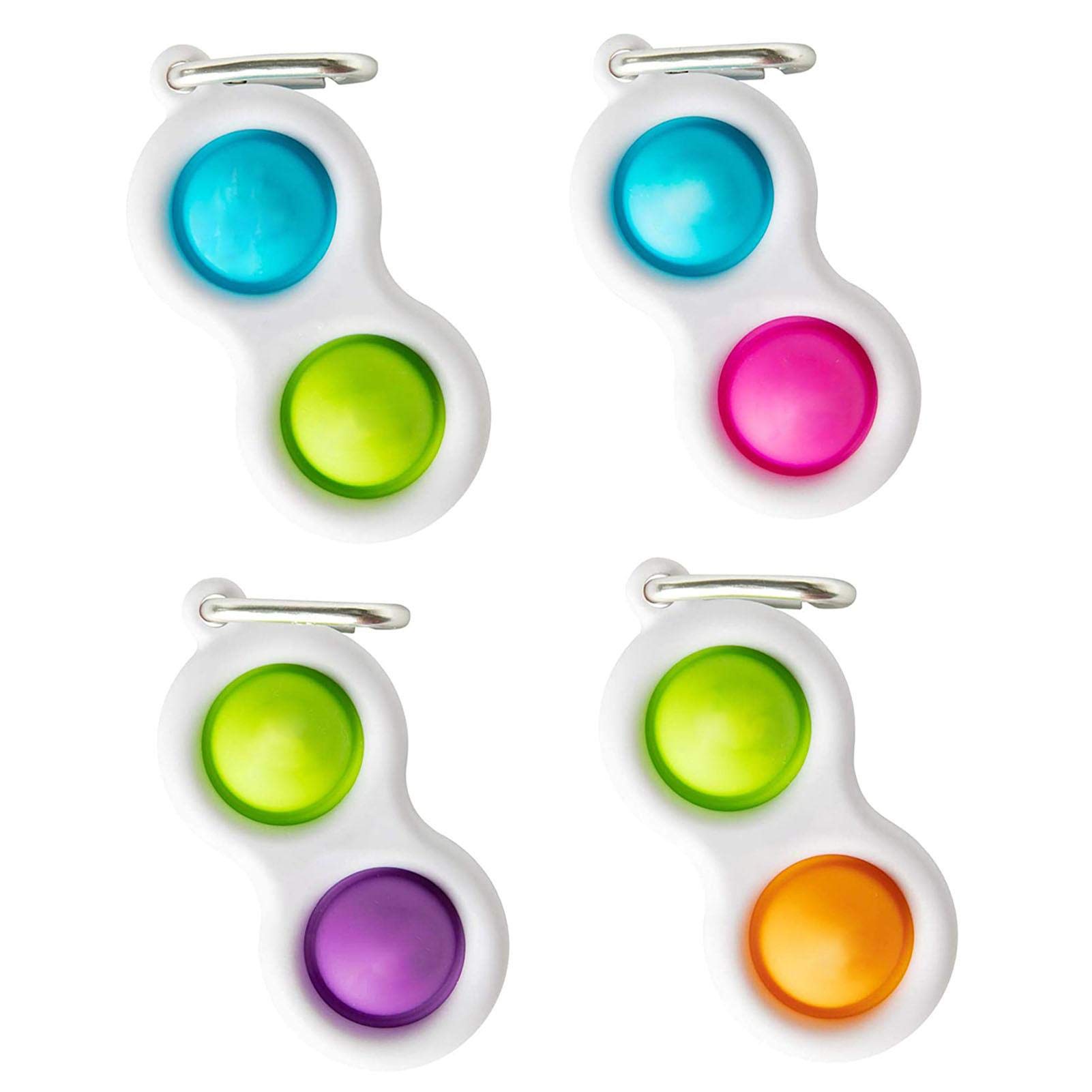 Buy 4pack Simple Dimple Fidget Toy 2 Pops,Simple Dimple,Fidget Board ...