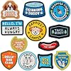 Amazon.com: 12 Pieces Dog Patches, Hook and Loop Funny Cute Dog Patches ...