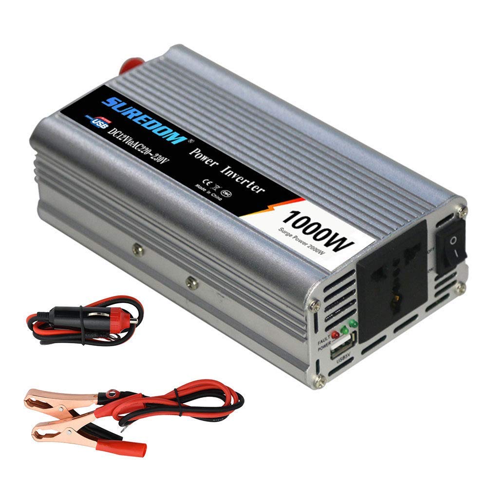 Buy 1000W/2000W Car Power Inverter Modified sine wave 12V/24V DC to ...