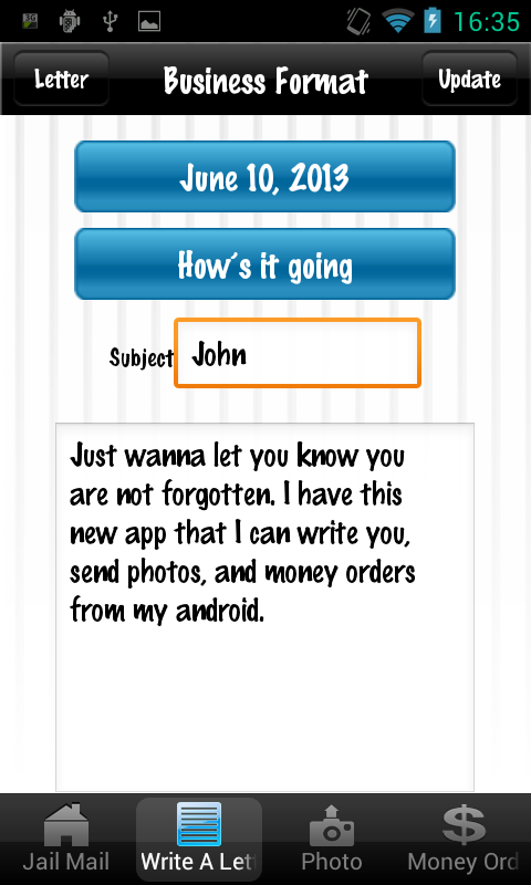 Jail Mail - App on Amazon Appstore