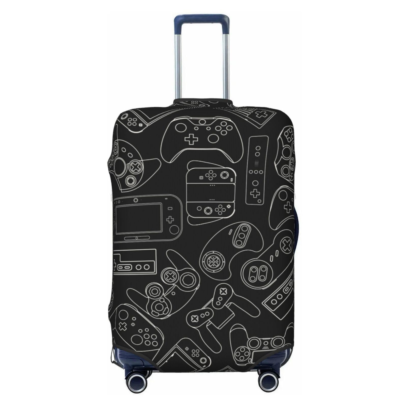 Amazon.com | Lukbfall Video Game Controller Pattern Luggage Suitcase ...