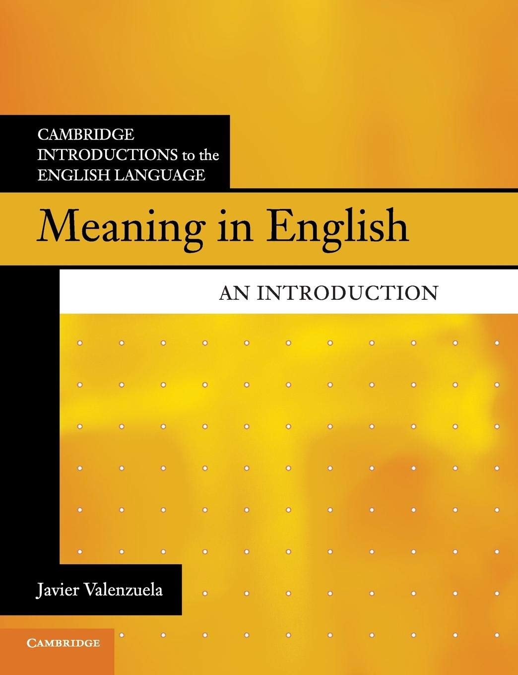 Amazon | Meaning in English: An Introduction (Cambridge Introductions ...