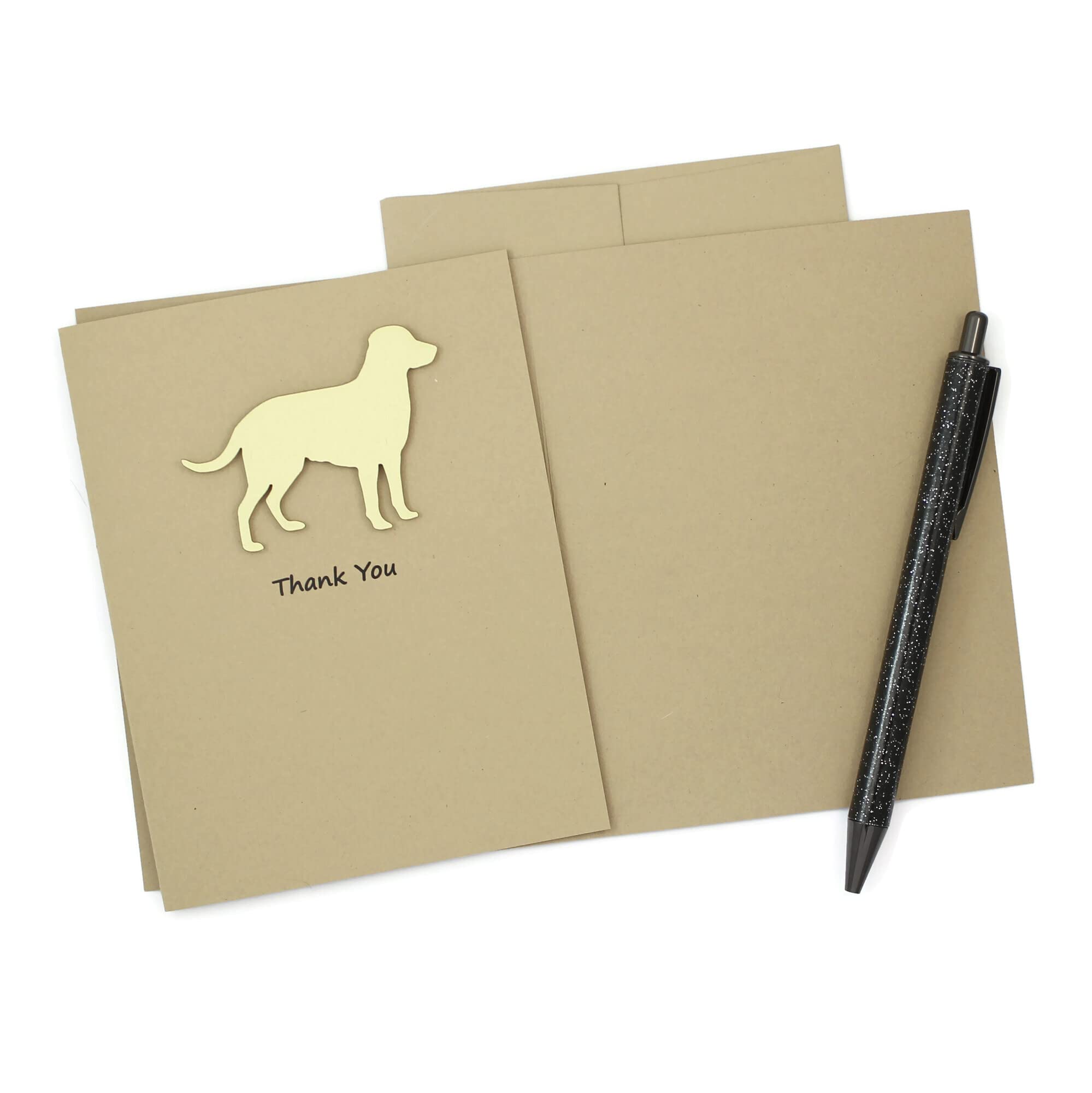 Snapklik.com : Yellow Labrador Retriever Thank You Cards Pack Of 10 ...