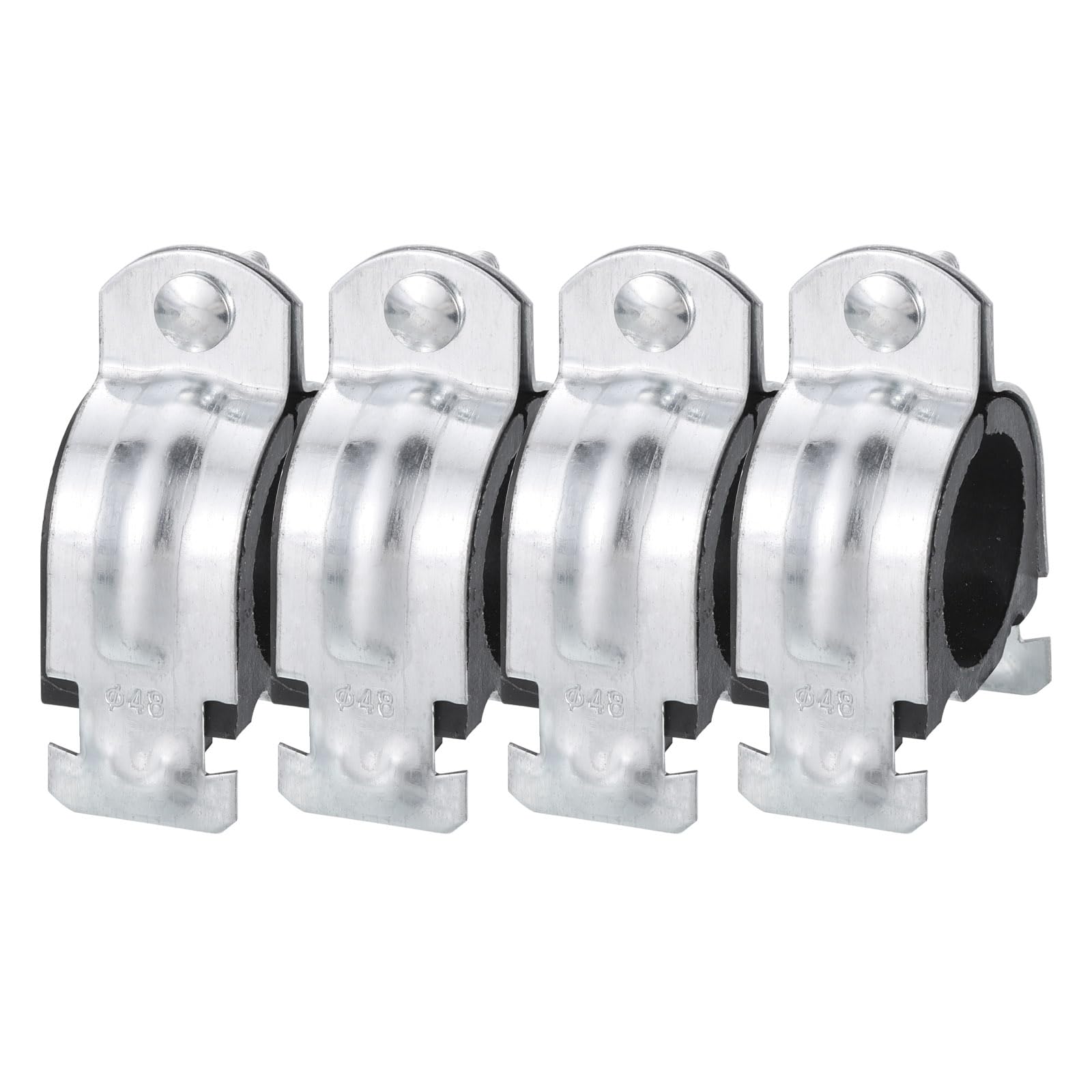 uxcell Rubber Cushion Strut Clamp 4Pcs 1-21/32" Cushioned Clamp Strut ...