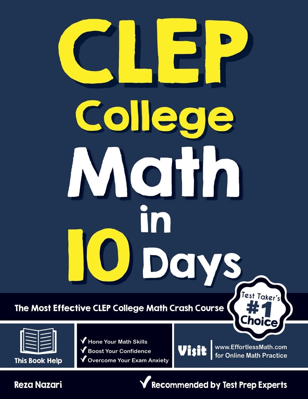 CLEP College Math in 10 Days: The Most Effective CLEP College Math ...