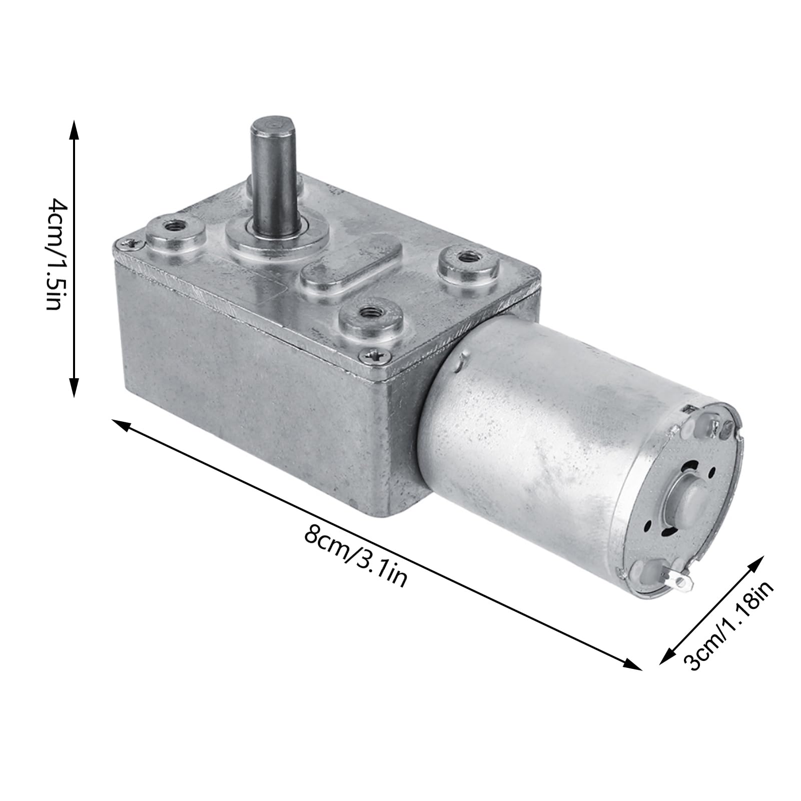 Curtain Motor Worm Gear Reduction Motor Self Locking High Torsion ...
