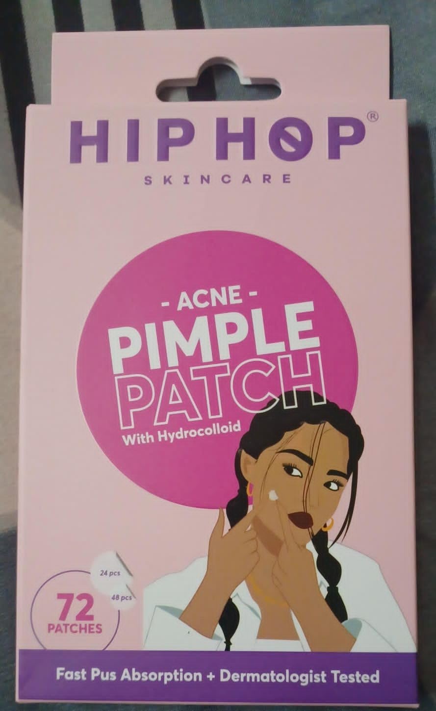 HipHop Skincare Acne Patch 36 Count - with Hydrocolloid | Absorbs Pus ...