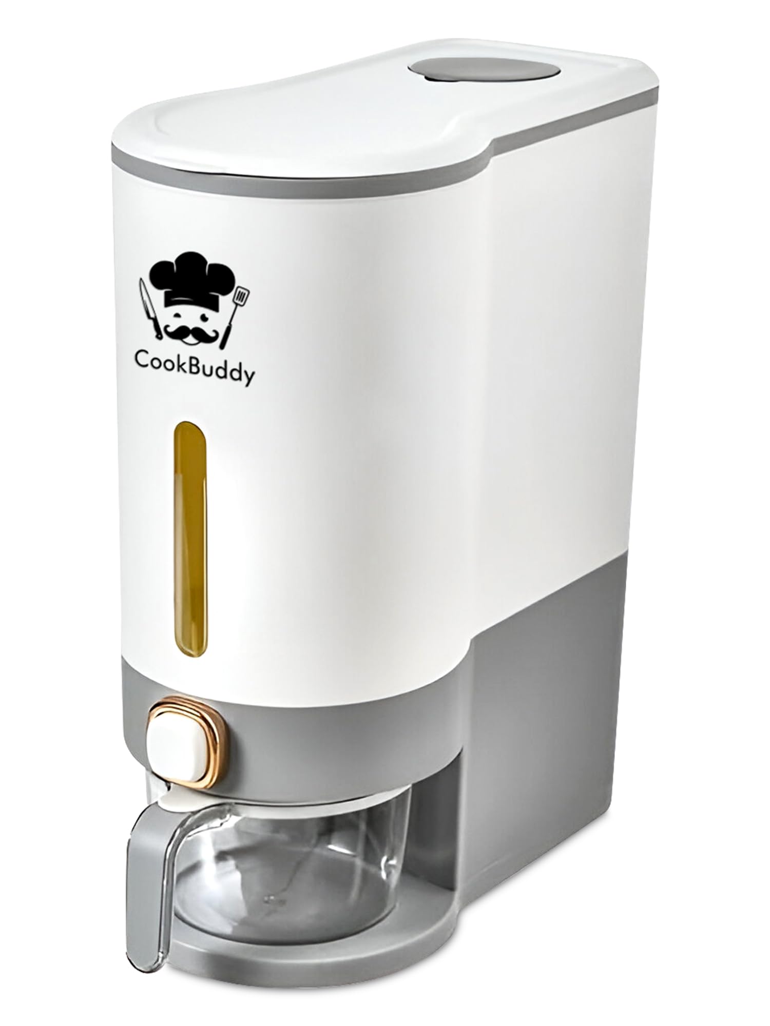 Amazon.com: CookBuddy Rice Dispenser - 25 lb Airtight Rice Storage ...