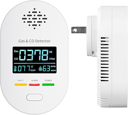 Carbon Monoxide Detectors,Plug in CO and Natural Gas Detector ...