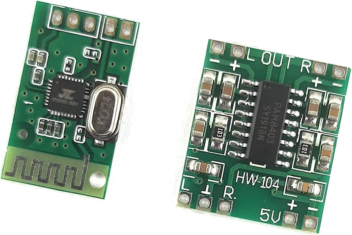 SP Combo Pack of PAM8403 2x3W Stereo Amplifier Module and 5V Bluetooth ...