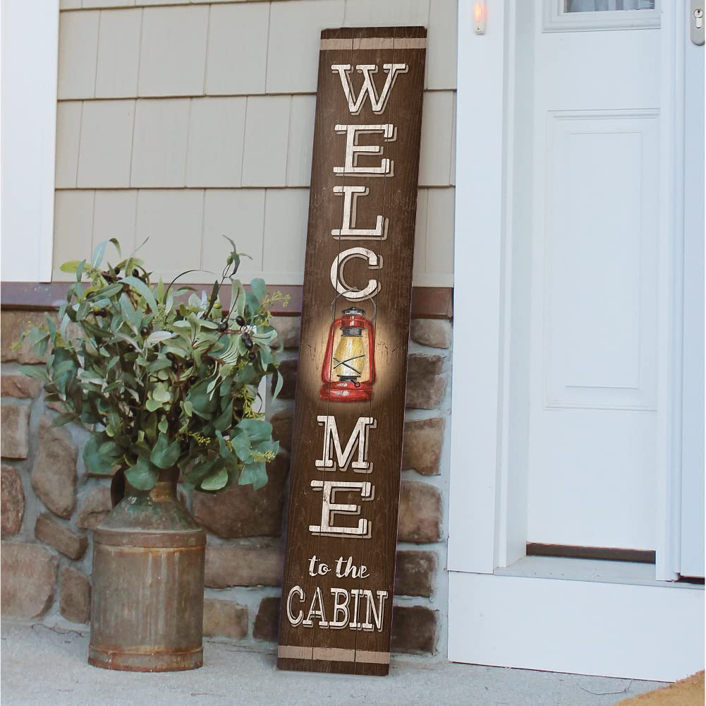 Amazon.com : My Word! Welcome To The Cabin Welcome Sign and porch ...