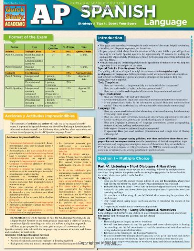 Ap Spanish Language: BarCharts, Inc.: 9781423214939: Amazon.com: Books