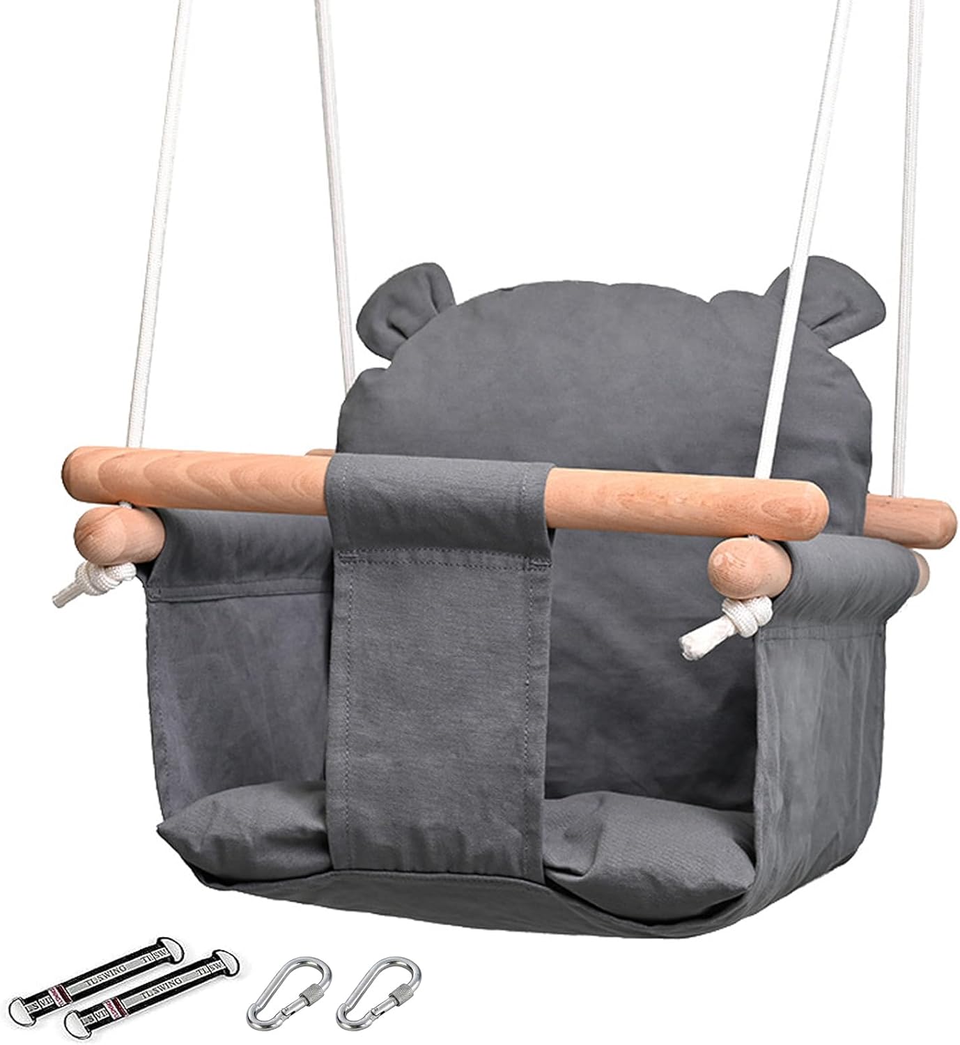 Baby Swing Seat, Yuchen Baby Canvas Hanging Swing Seat, Toddler Swing ...