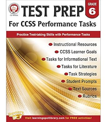 Mark Twain Grade 6 Test Prep Workbook, Practice for Strategies ...