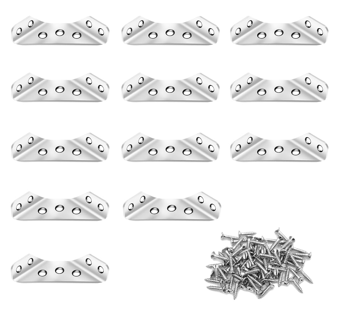 Amazon.com: 20PCS Furniture Corner Connector Stainless Steel Corner ...