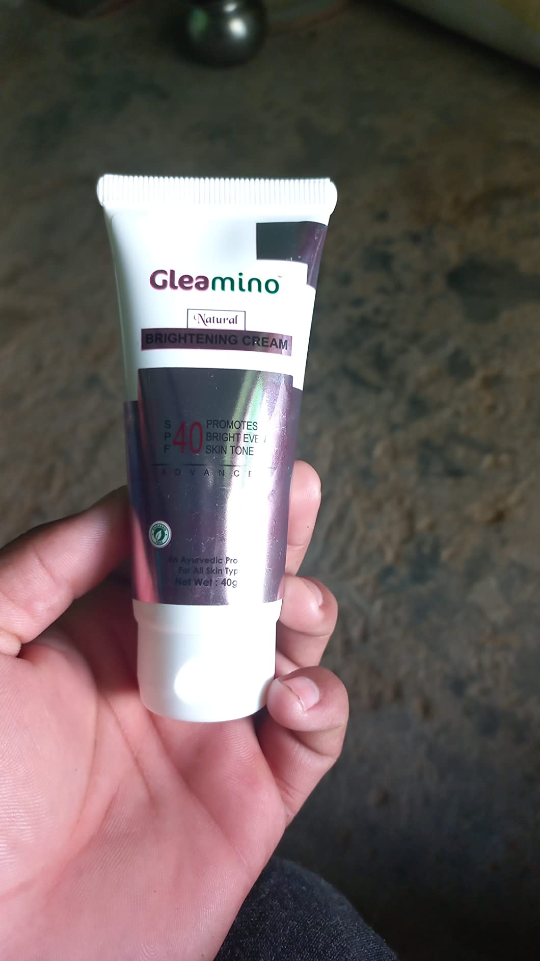 Gleamino Natural Brightening Cream with SPF 40 : Amazon.in: Beauty