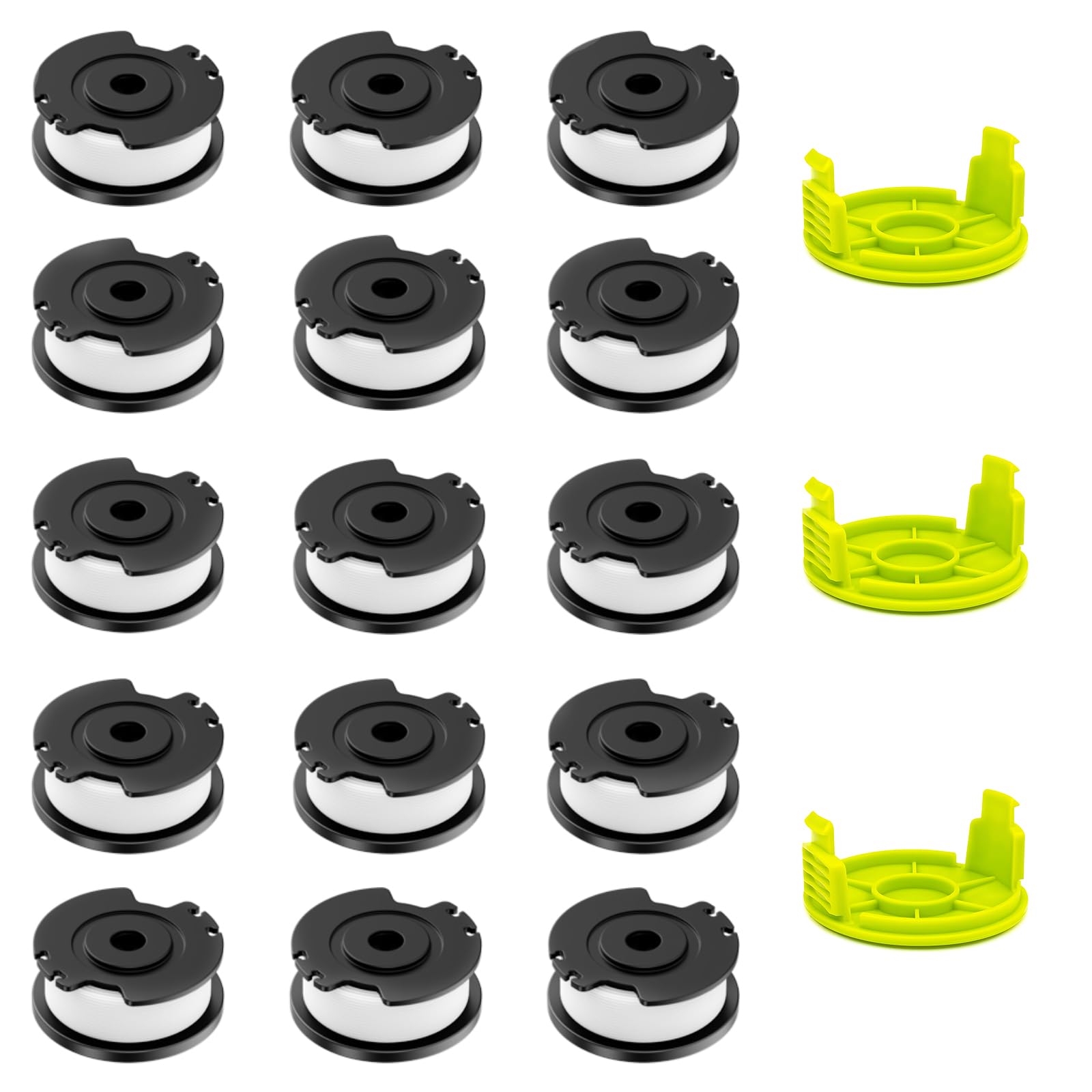 Snapklik.com : 15 Packs Spool Line, 0.065" Replacement Line Spools And ...