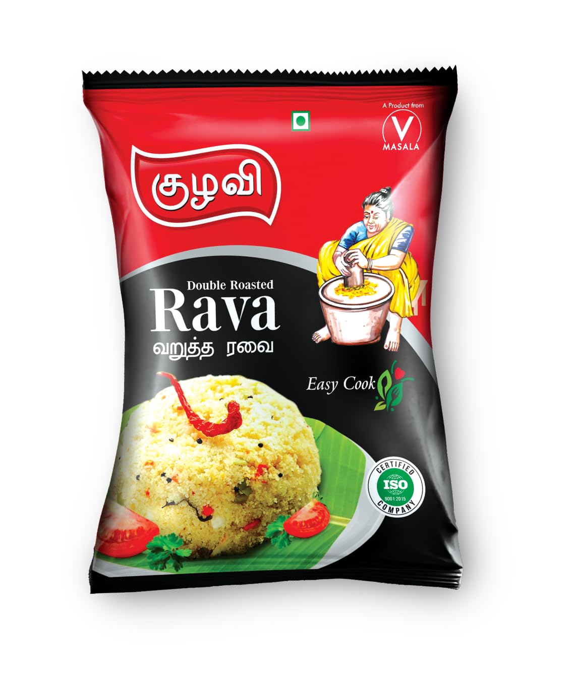 KUZHAVI Roasted Rava 500g (Pack of 5) : Amazon.in: Grocery & Gourmet Foods