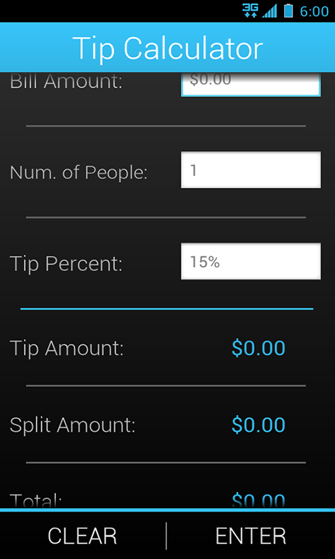 Tip Calculator - App on Amazon Appstore