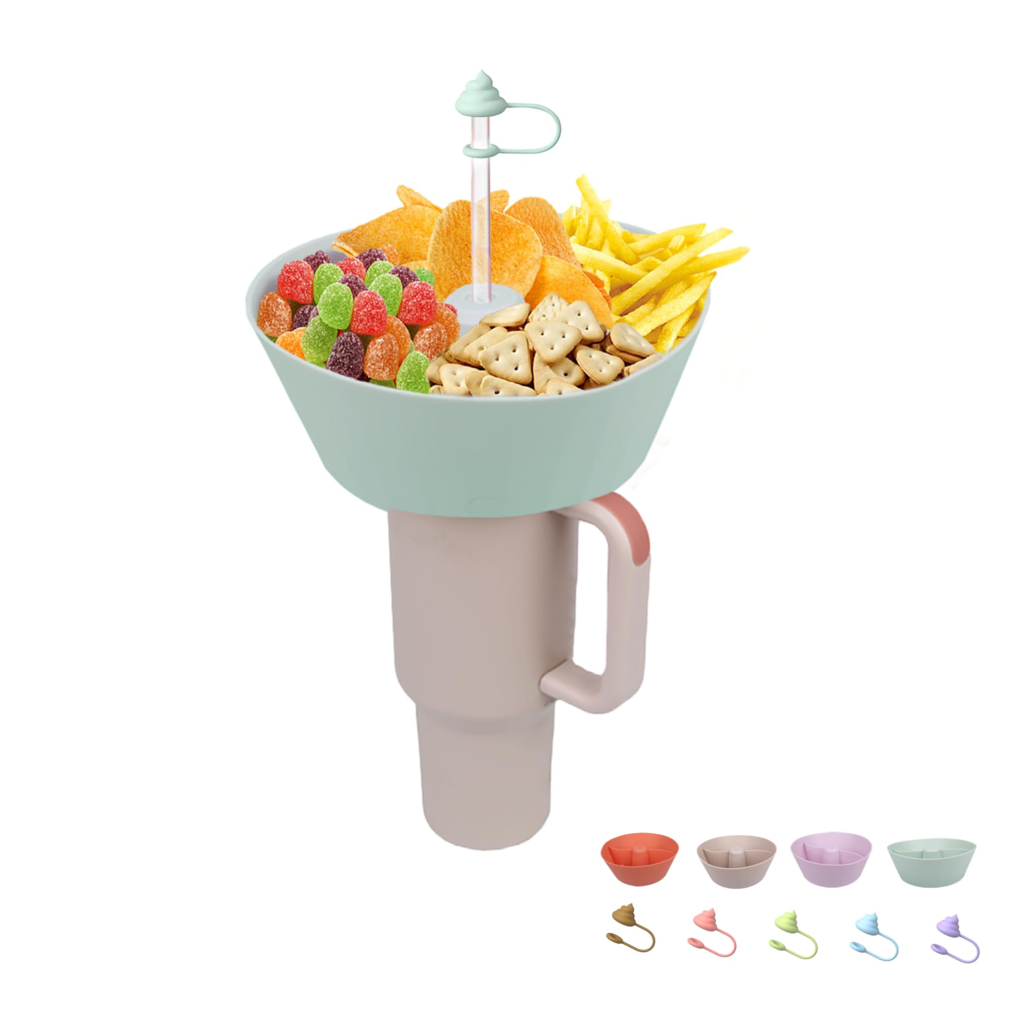 Stanley Accessories Snack Tray, Including Straw Cover, for Popcorn ...