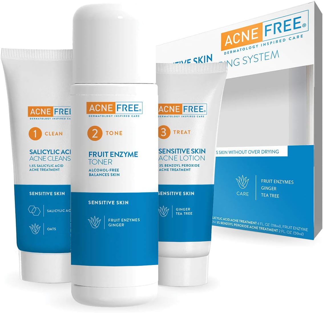 Amazon.com : AcneFree Severe Acne 24 Hour Clearing System for stubborn ...