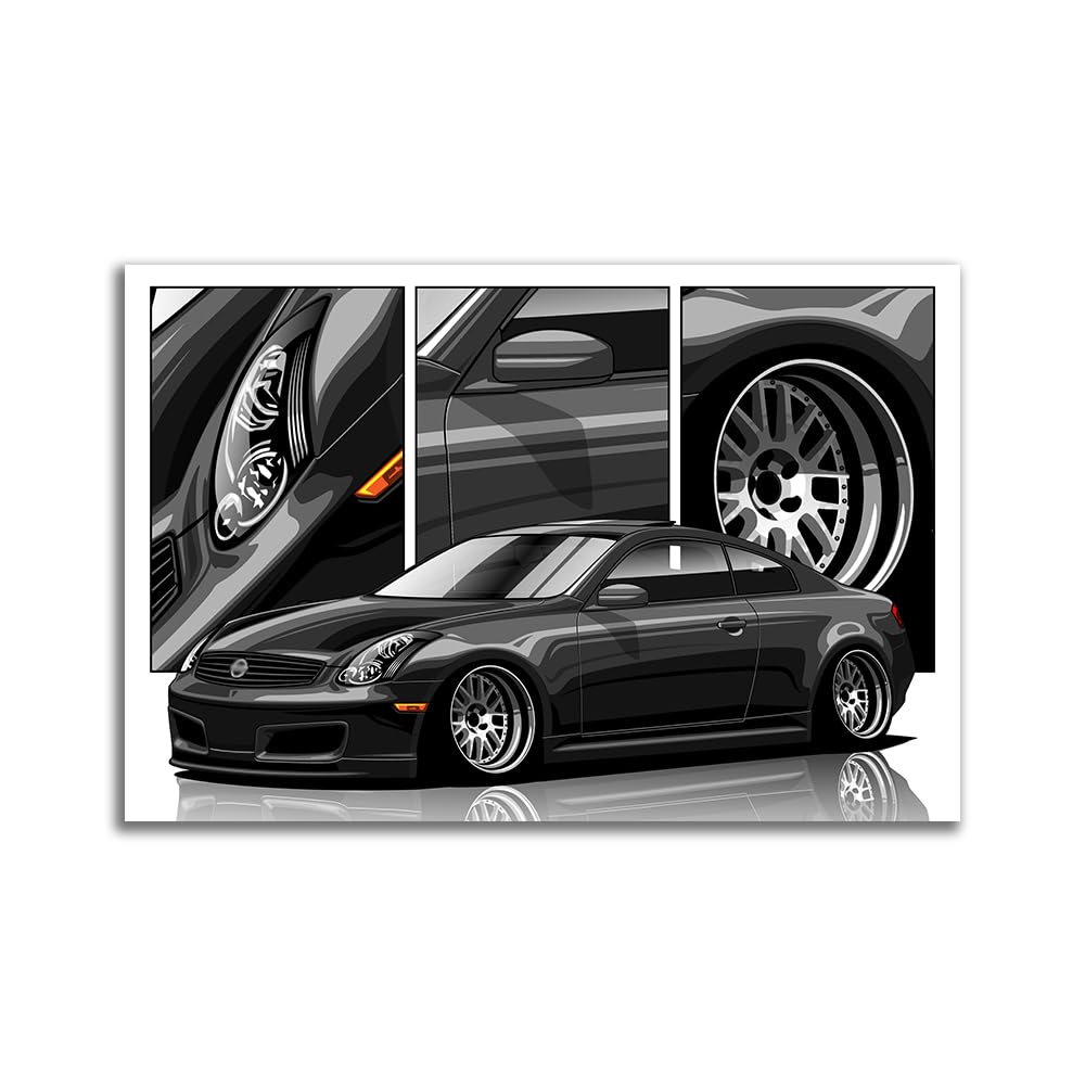 Buy JDM Import tuner Concept Art Rendering For G35 Coupe Fan Art ...