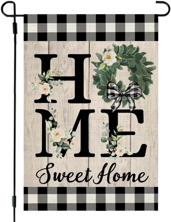 Amazon.com : Bless Our Home Garden Flag 12×18 Inch Small Vertical ...
