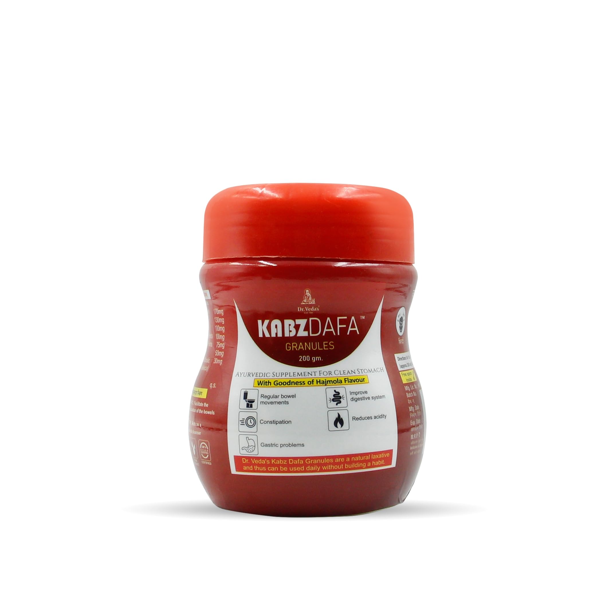 Buy Dr. Veda's Ayurvedic Herbal Kabz Dafa Granules for Men and Women ...