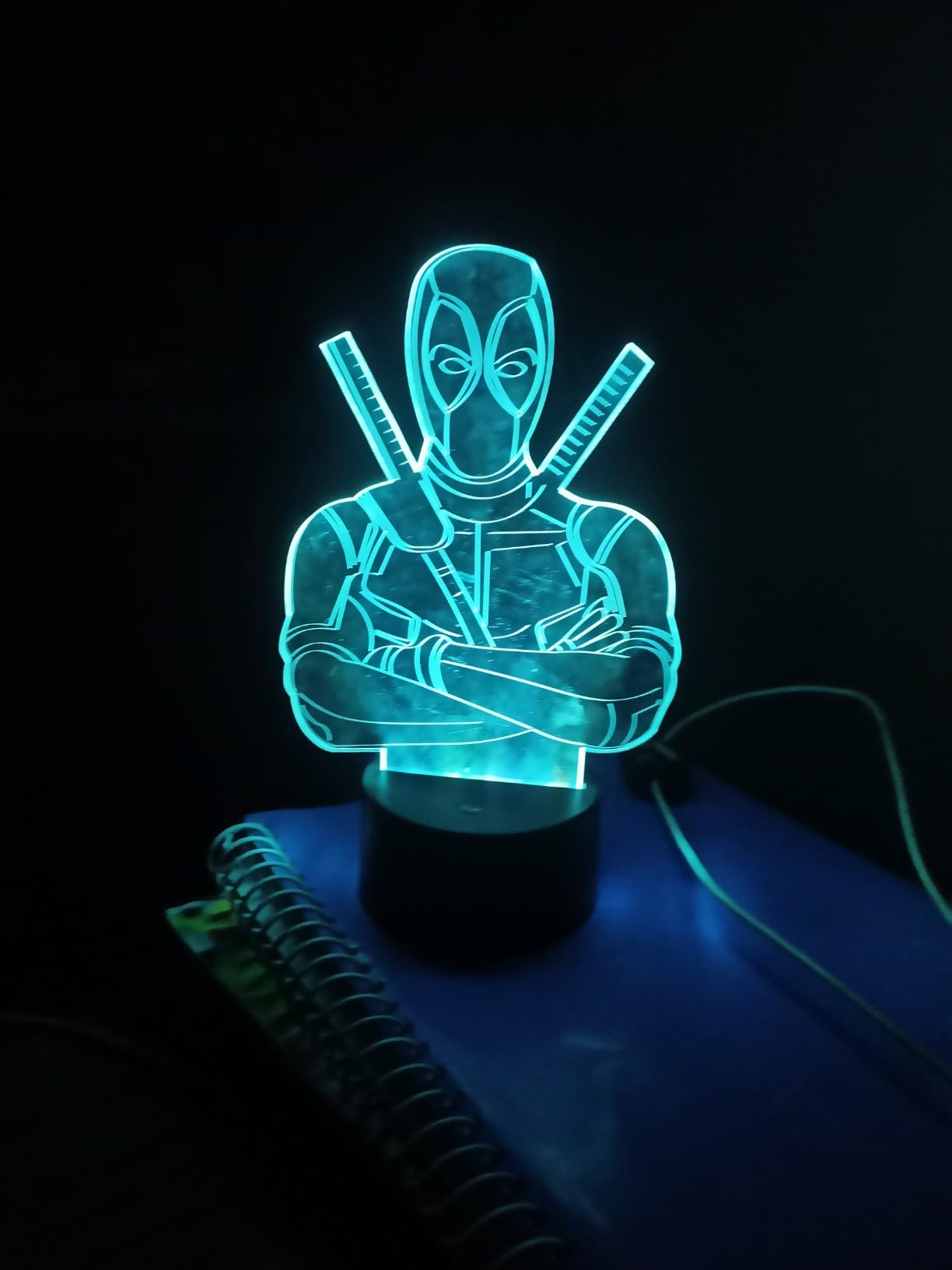 Buy Gift Me Bazar 3D Illusion Marvel Hero Deadpool852 Acrylic Desk ...