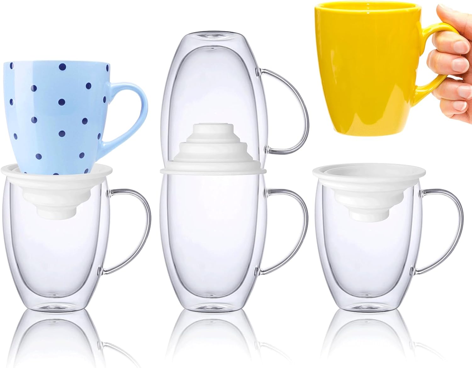 Amazon.com: KAEDLEY Mug Stacker & Storage Organizer – Expandable ...