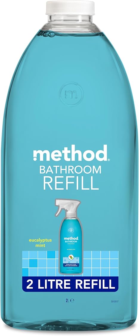 Method Bathroom Cleaner Refill, Eucalyptus Mint, 2 L : Amazon.co.uk ...