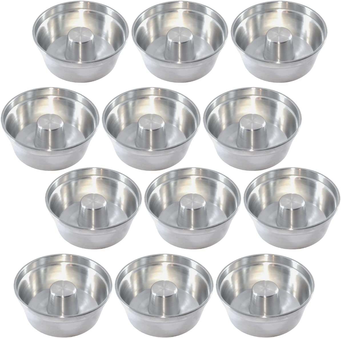 Mini Forma Para Bolo e Pudim - Jogo Com 12 Assadeiras Pequenas Nº 12 ...