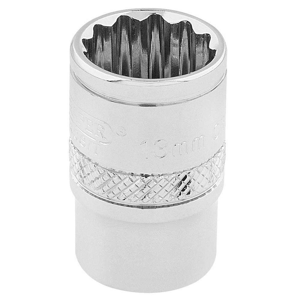 Draper 32776 3/8-Inch Square Drive 12-Point Hi-Torq Metric Socket, 13mm ...
