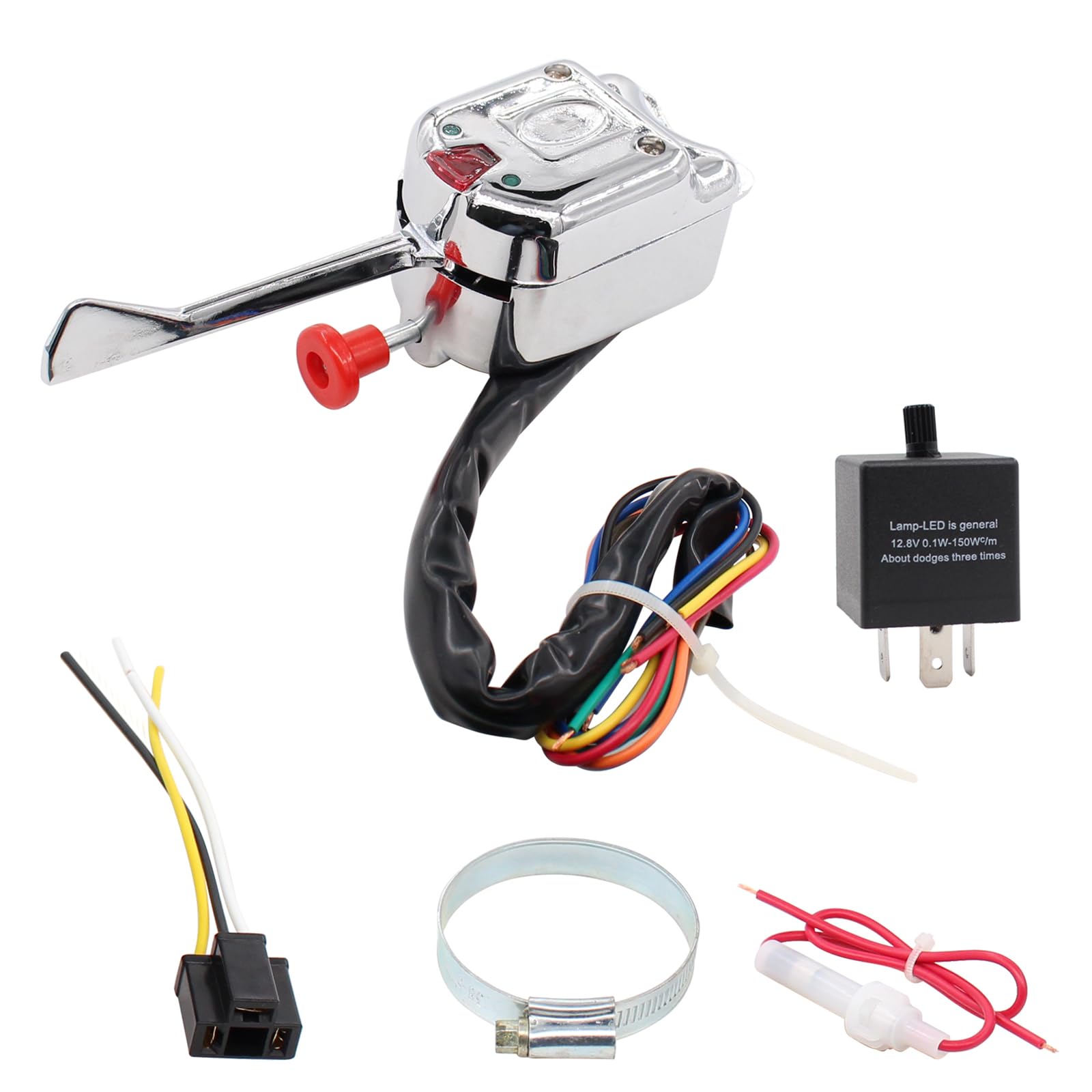 Led Switch ApplianPar LED Electronic Flasher Relay 12V 7 Pin For ...