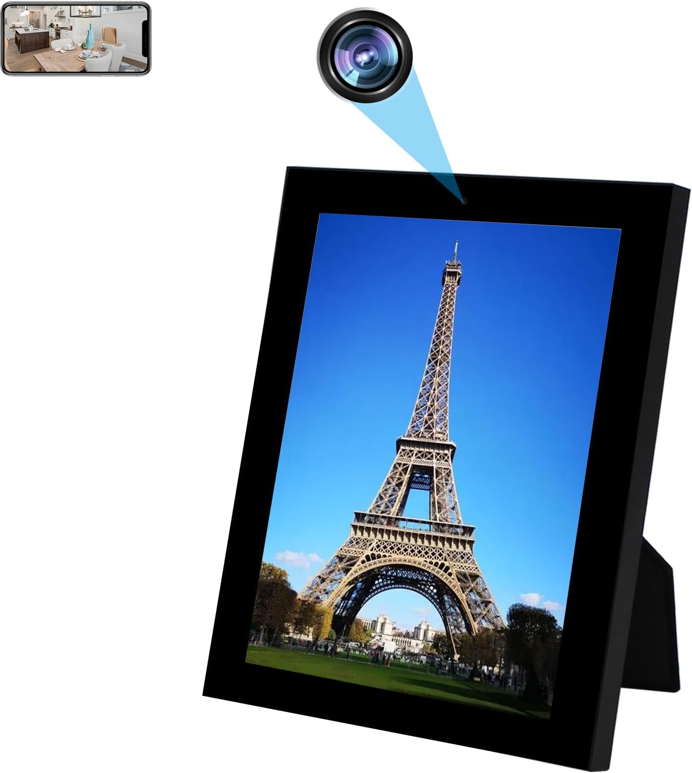 Kaleser Spy Camera Picture Frame, HD 1080P WiFi Hidden Camera with ...