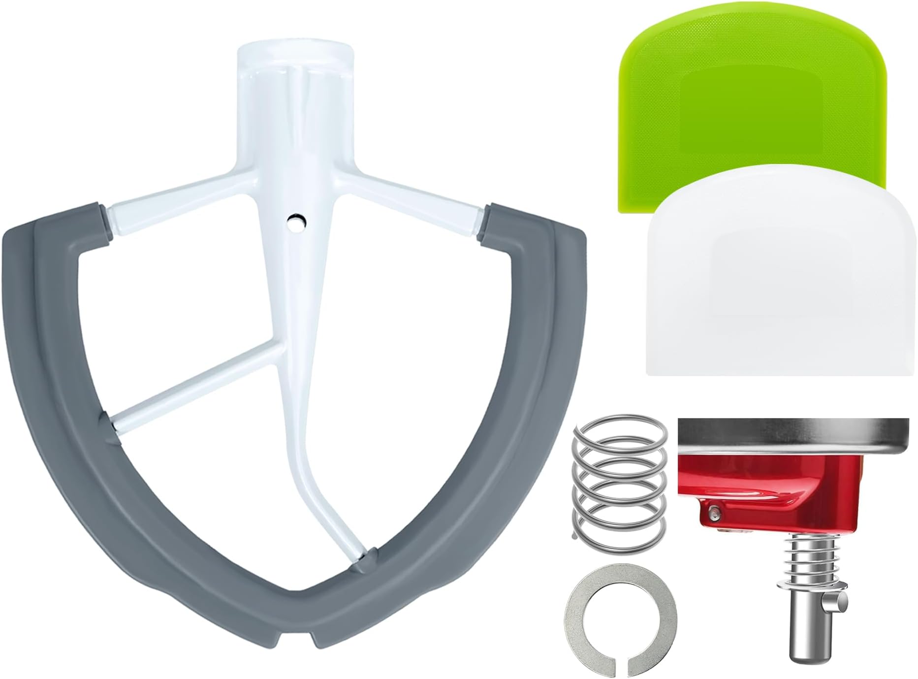 Amazon.com: Flex Edge Beater for Kitchen Aid Mixer 6 Quart Bowl-Lift ...