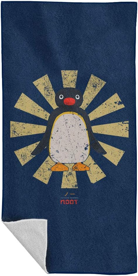 Cloud City 7 Pingu Noot Retro Japanese Beach Towel : Amazon.co.uk: Home ...