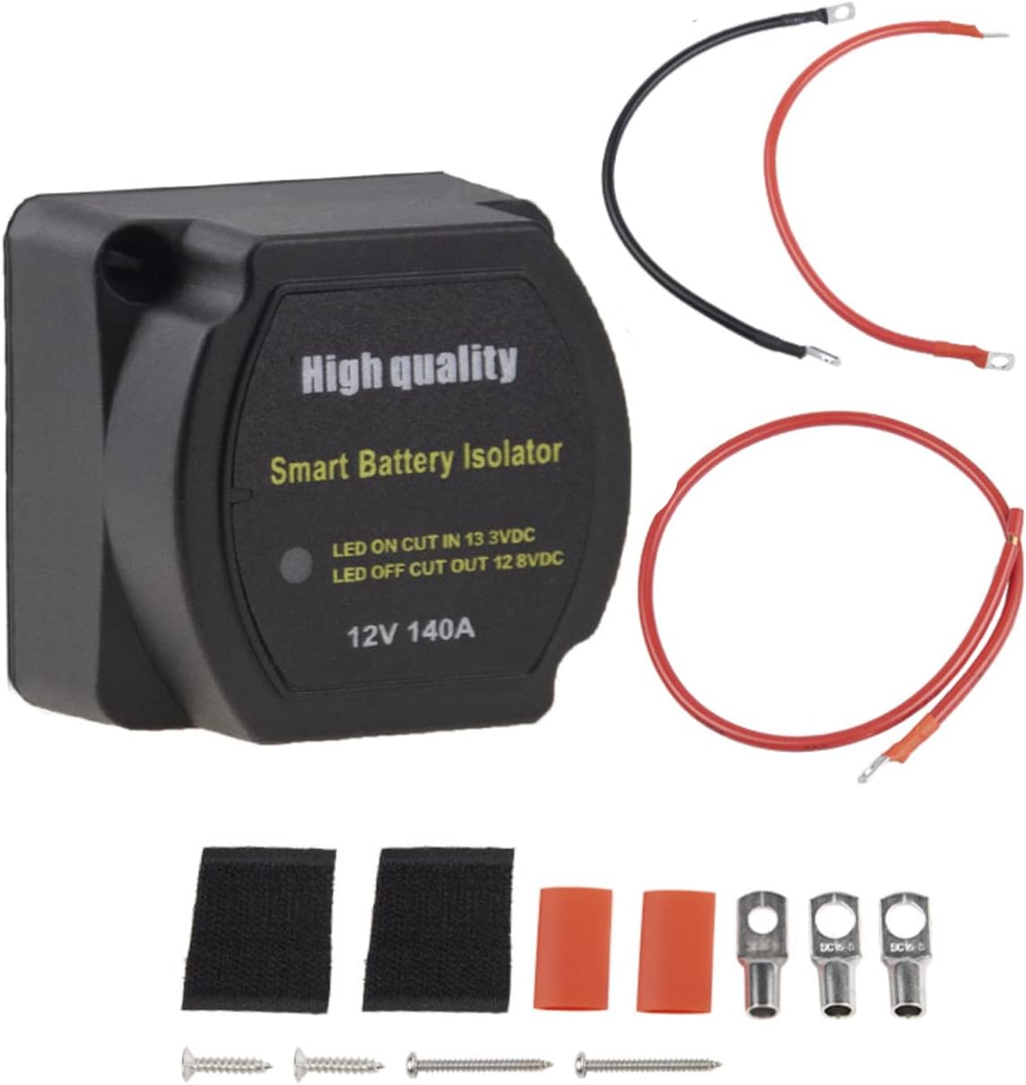 Amazon.com: 12V 140AMP Dual Battery System Isolator Kit with Voltage ...