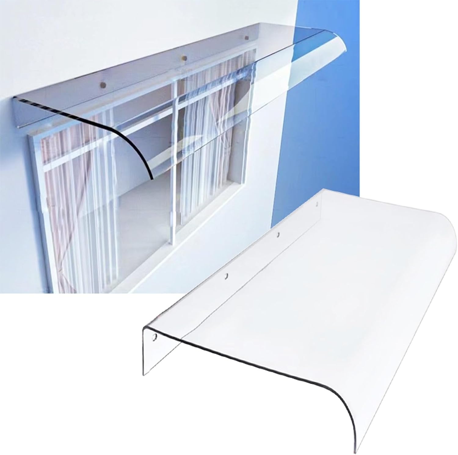 Amazon.com : Window Awning & Canopy Polycarbonate Front Door Awning ...