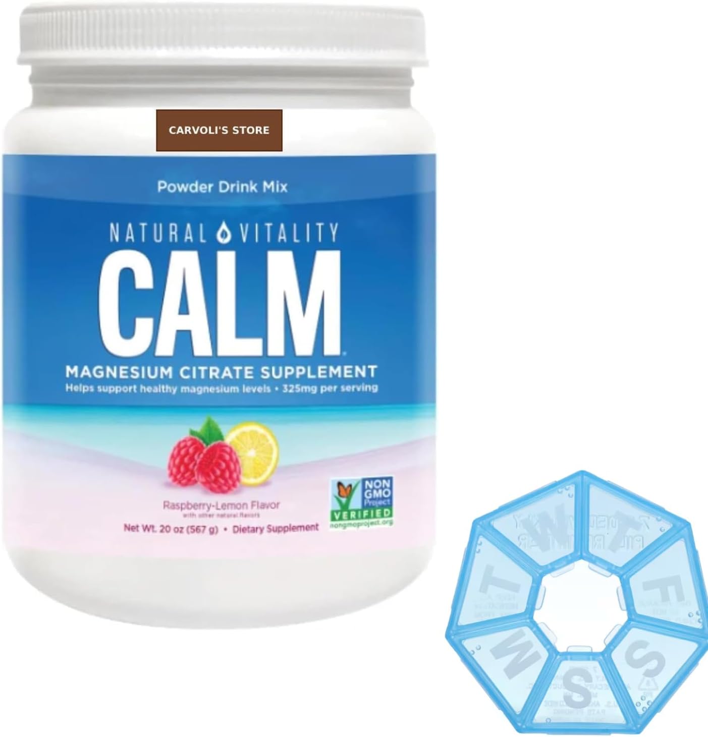 Amazon.com: Natural Vitality Calm, Magnesium Glycinate Supports Bone ...